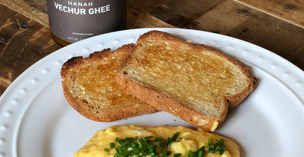 HANAH Vechur Ghee Scrambled Eggs & Toast