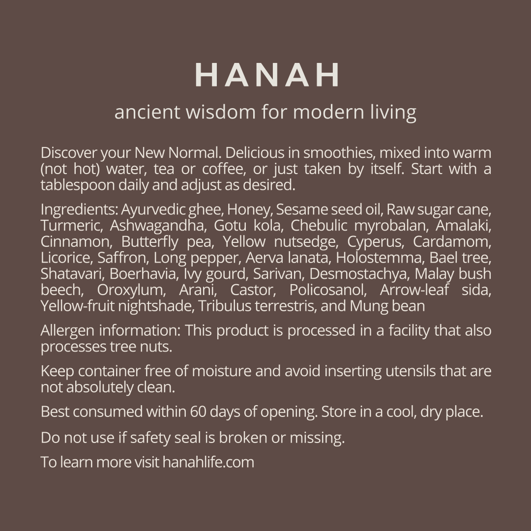 HANAH - 100% natural herbs, adaptogens and superfood supplements.