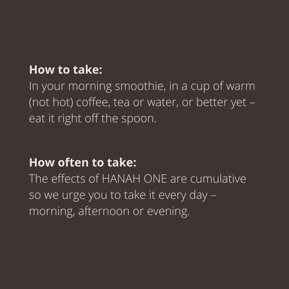 HANAH ONE Daily Superfood - The Ultimate Supplement