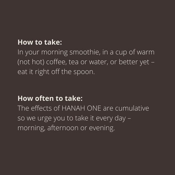 HANAH ONE Daily Superfood - The Ultimate Supplement